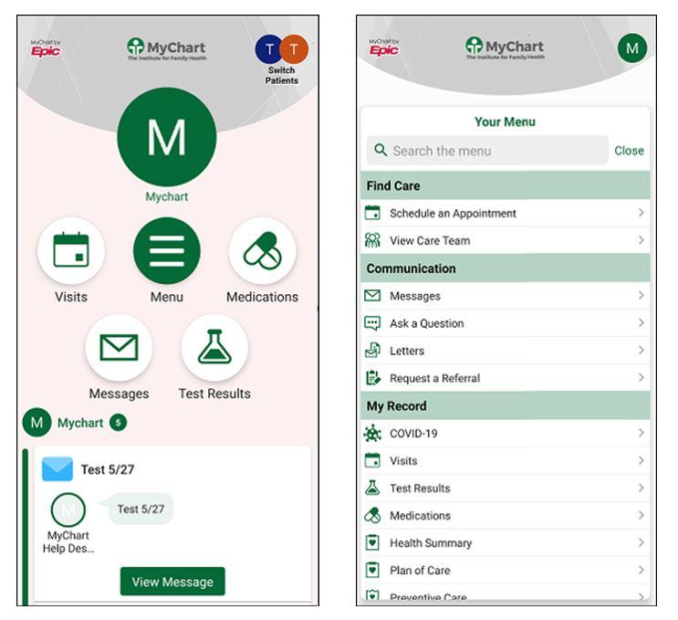 MyChart is getting a new look | The Institute for Family Health